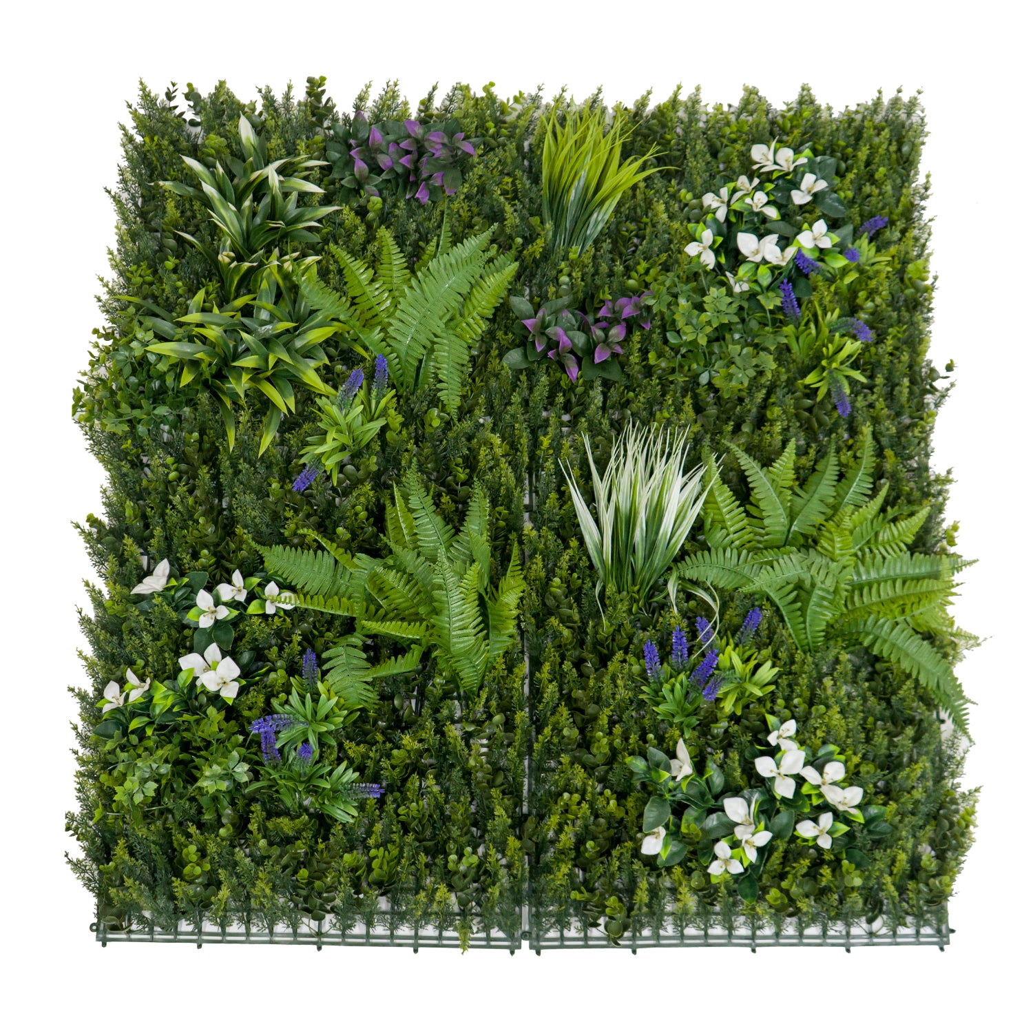 Artificial plant vertical garden panels- Green plants wall Mat 100 x10 ...